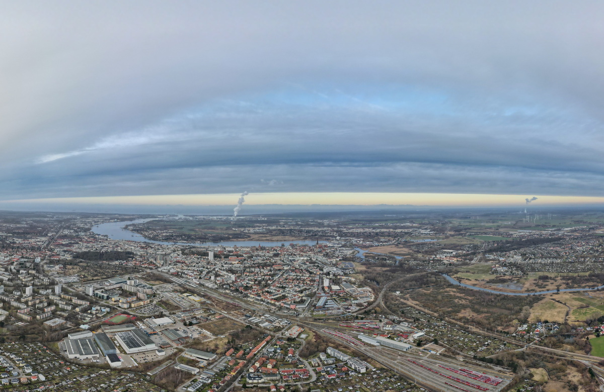 Rostock - Panorama aus der Luft - cmace Blog: Stralsund, Technik ...